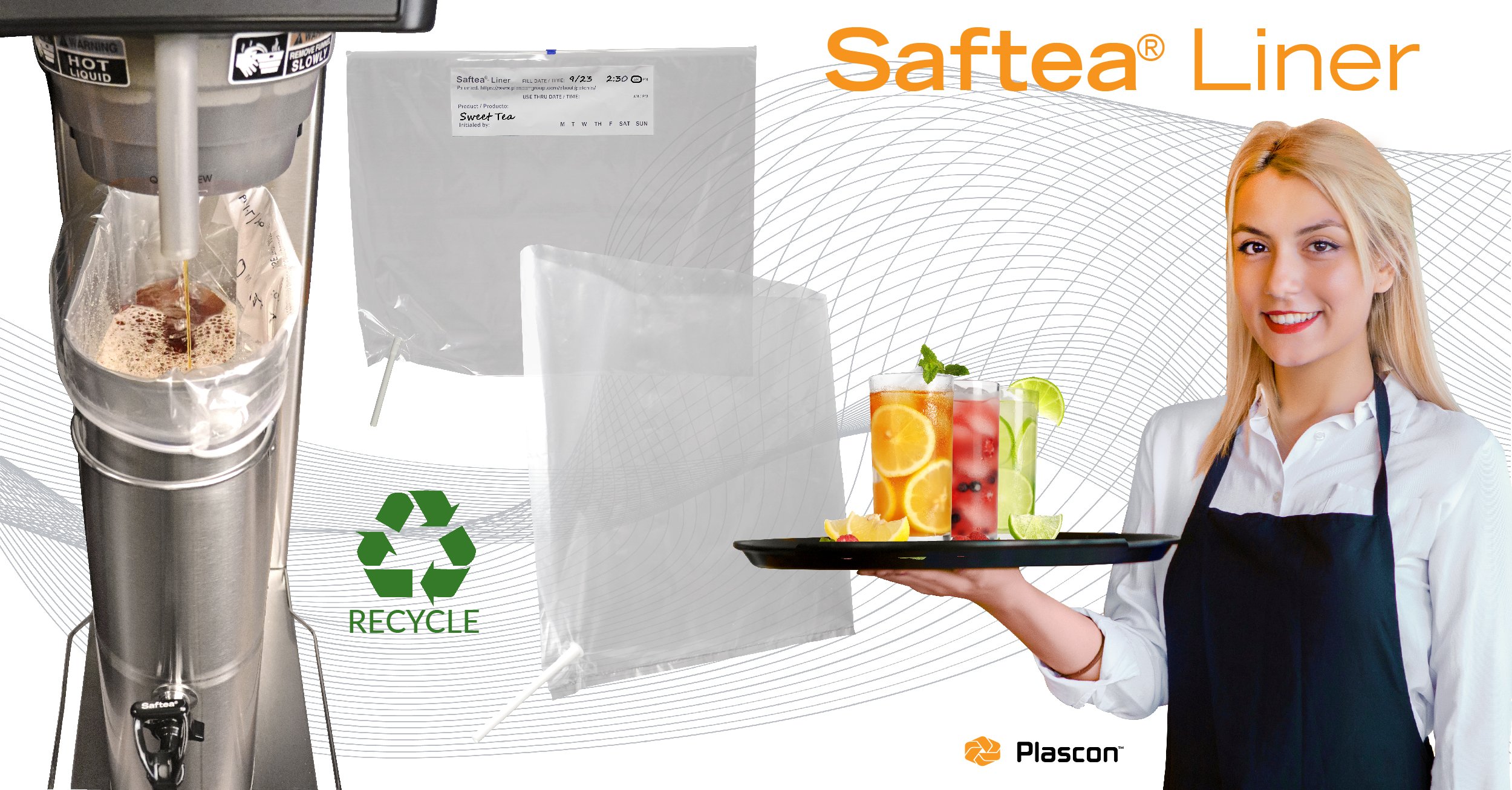 Using Saftea® Iced Tea Urn Liners and Staying Eco-Friendly